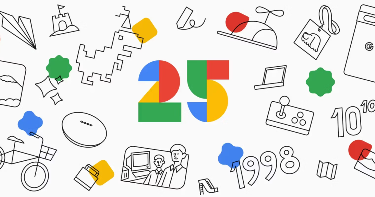 Google Celebrates 25 Remarkable Years