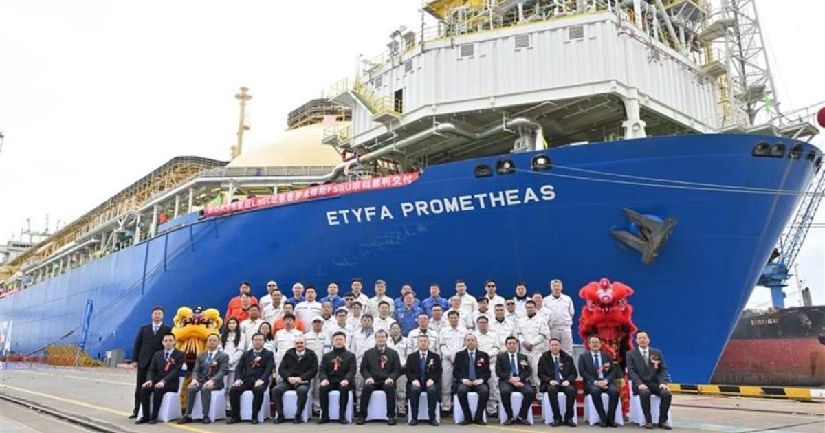 ETYFA to Launch Tenders for 'Prometheus' FSRU's Next Destination